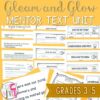 Gleam and Glow - Mentor Text and Mentor Sentence Lessons for grades 3-5 ...