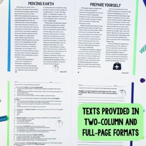Paired Texts [Print & Digital]: Natural Disasters for Grades 4-6 ...