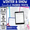 Paired Texts [Print & Digital]: Winter and Snow Grades 4-6 - Ideas by Jivey