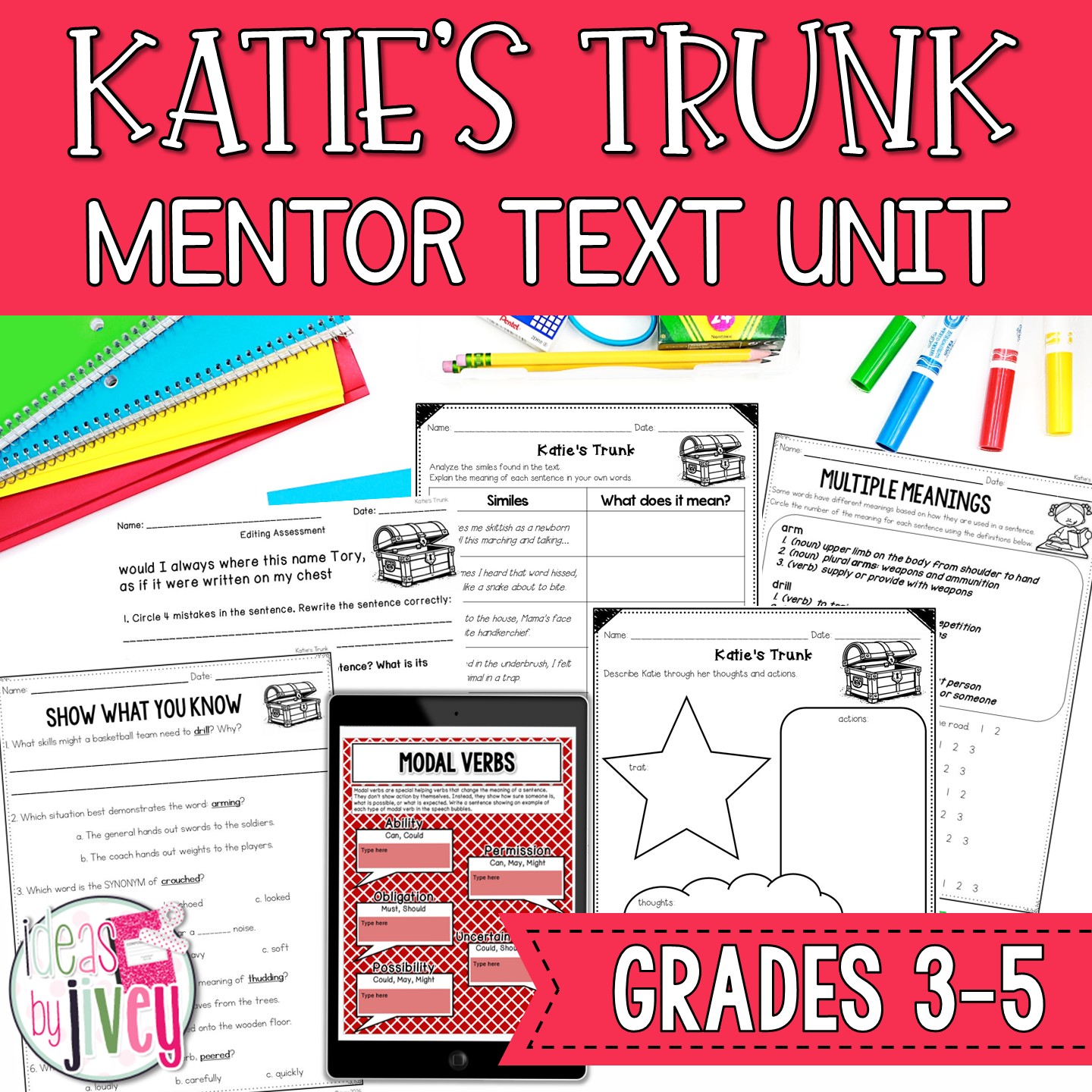 Katie's Trunk Mentor Text Unit - Ideas by Jivey