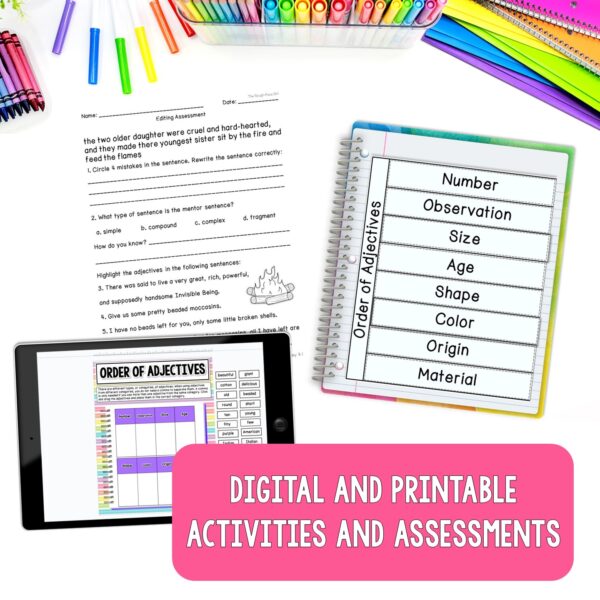 Mentor Sentences Unit: Daily Grammar Vol 1, Fourth 10 Weeks (Grades 3-5 ...
