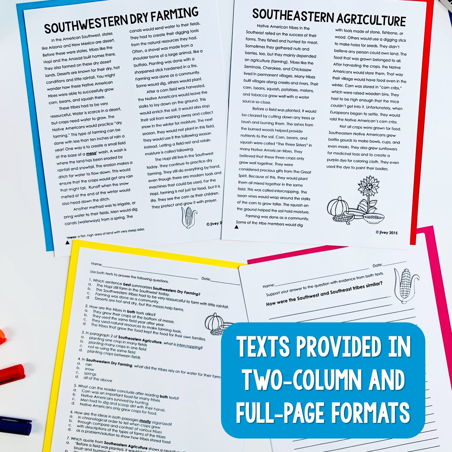 Paired Texts [Print & Digital]: Native Americans Grades 4-6 - Ideas by ...