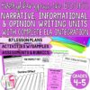Opinion, Inform, Narrative Integration BUNDLE [GRADES 4-5] - Ideas by Jivey