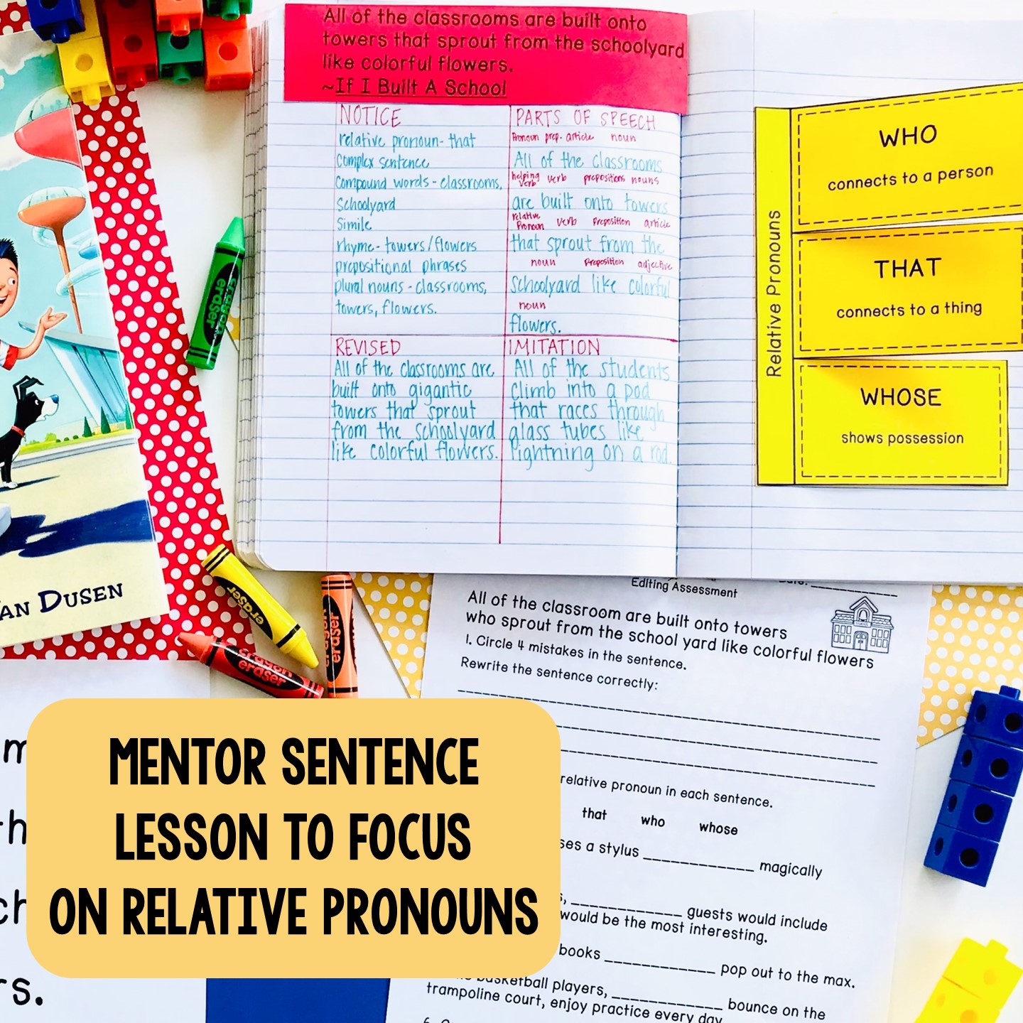 If I Built A School Mentor Text Unit for Grades 3-5 - Ideas by Jivey