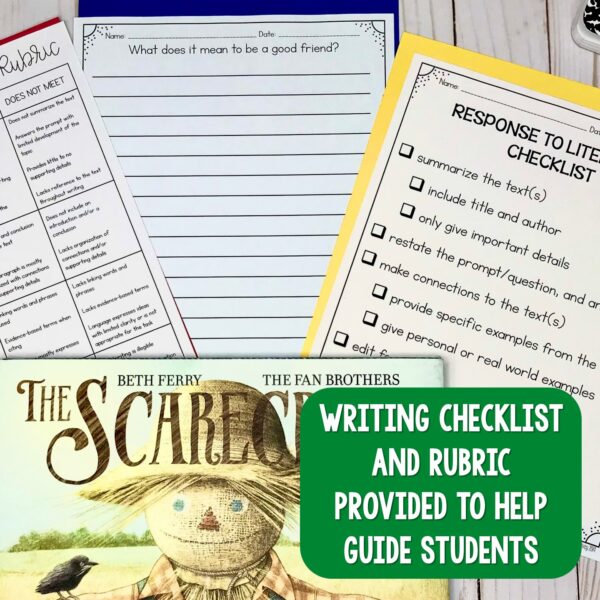The Scarecrow Mentor Text Unit for Grades 3-5 - Ideas by Jivey