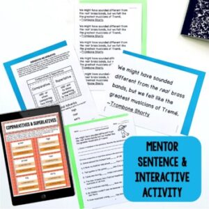 Trombone Shorty Mentor Text Digital & Print Unit - Ideas by Jivey