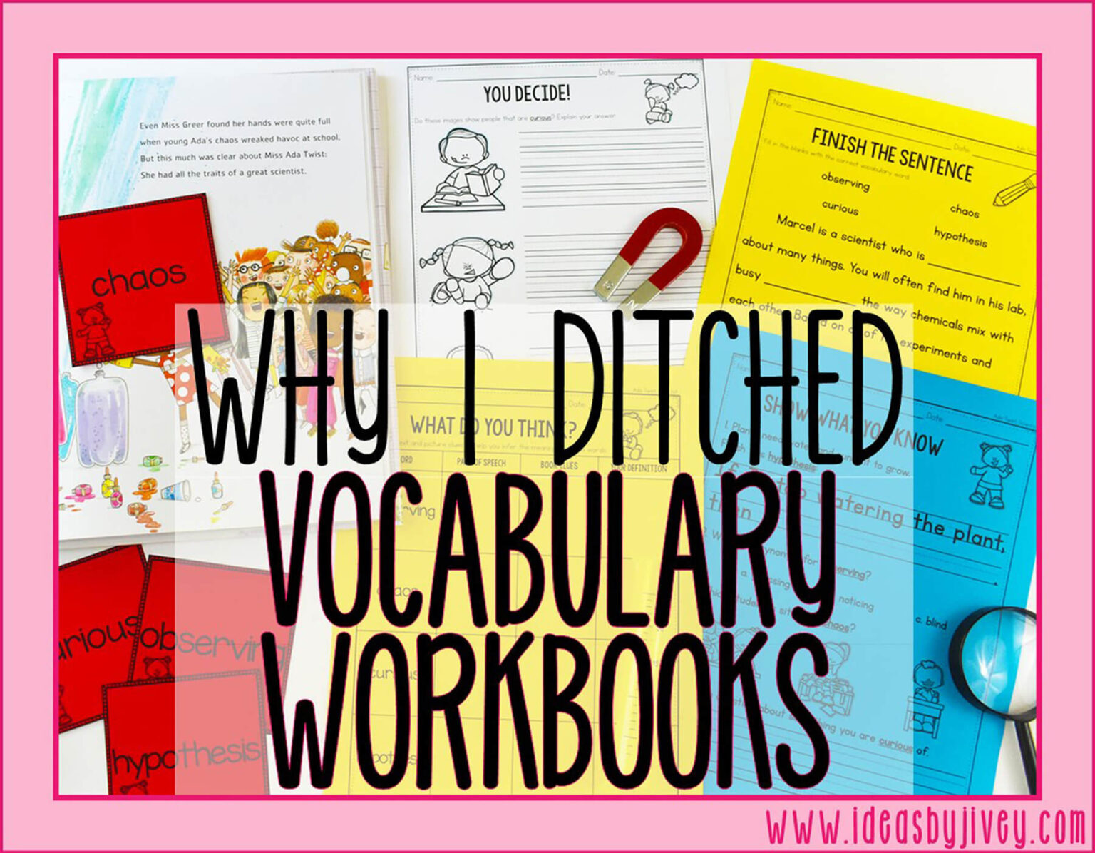 Vivid Vocabulary - Ideas by Jivey