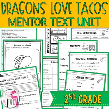 Dragons Love Tacos Mentor Text Digital & Print Unit - Ideas by Jivey
