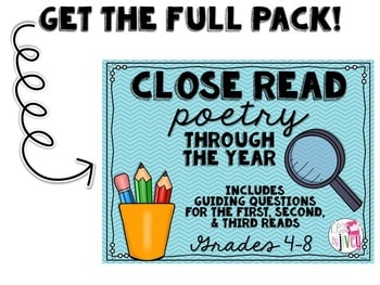 Close Reading Freebie - Ideas by Jivey