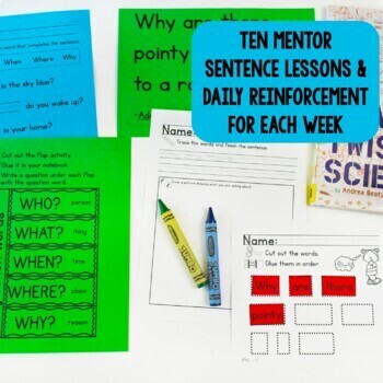 Daily Grammar Mentor Sentences Unit: Celebrating Diversity (Grades 1-2 ...