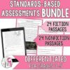 Differentiated Standards-Based Reading Assessments Bundle | Digital ...