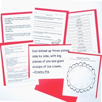 Enemy Pie - Mentor Text and Mentor Sentence Lessons for grades 3-5 ...