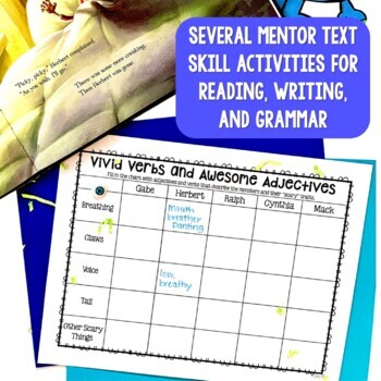 I Need My Monster Writing and Grammar Mentor Text Unit - Ideas by Jivey