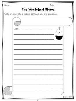 NO PREP Reading & Writing Units {ONE FREE UNIT- The Wretched Stone ...