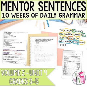 NONFICTION Mentor Sentences: Daily Grammar Vol 2, Fourth 10 Weeks ...