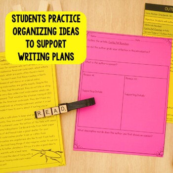 Opinion Writing & Reading Integration Unit [GRADES 4-5] - Ideas by Jivey