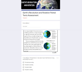 Paired Texts [Print & Digital]: Earth's Revolution/ Rotation & Leap ...