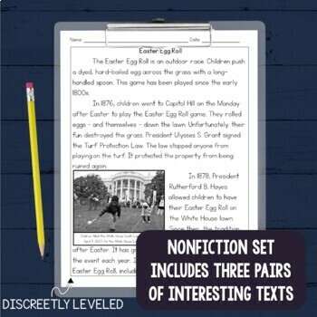 R.1 - R.9 All Standards Nonfiction Reading Assessments - Paired Texts ...