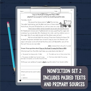 R.4, R.5, R.6 Nonfiction Craft Standards-Based Reading Assessments (SET ...