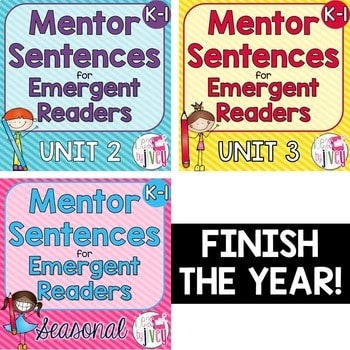 Second, Third, and Fourth Mentor Sentence Units Emergent Bundle (Grades ...