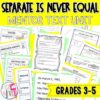 Separate Is Never Equal Mentor Text Digital & Print Unit - Ideas by Jivey