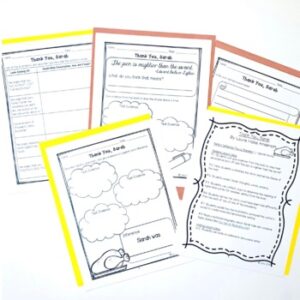 Thank You Sarah - Thanksgiving ELA Lessons for grades 3-5 - Ideas by Jivey