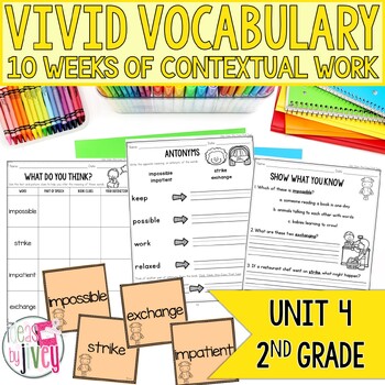 Vocabulary Practice Activities & Worksheets Companion to 2nd Grade ...