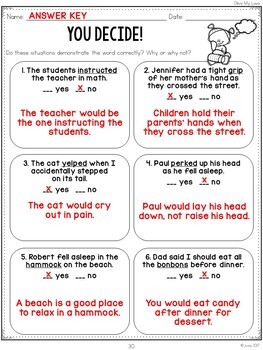 Vocabulary Practice Activities & Worksheets Companion to Volume 1: Unit ...