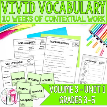 Vocabulary Practice Activities & Worksheets Companion to Volume 3: Unit ...
