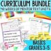 Yearlong Mentor Text Curriculum Bundle: JUST THE BASICS for Grades 3-5 ...