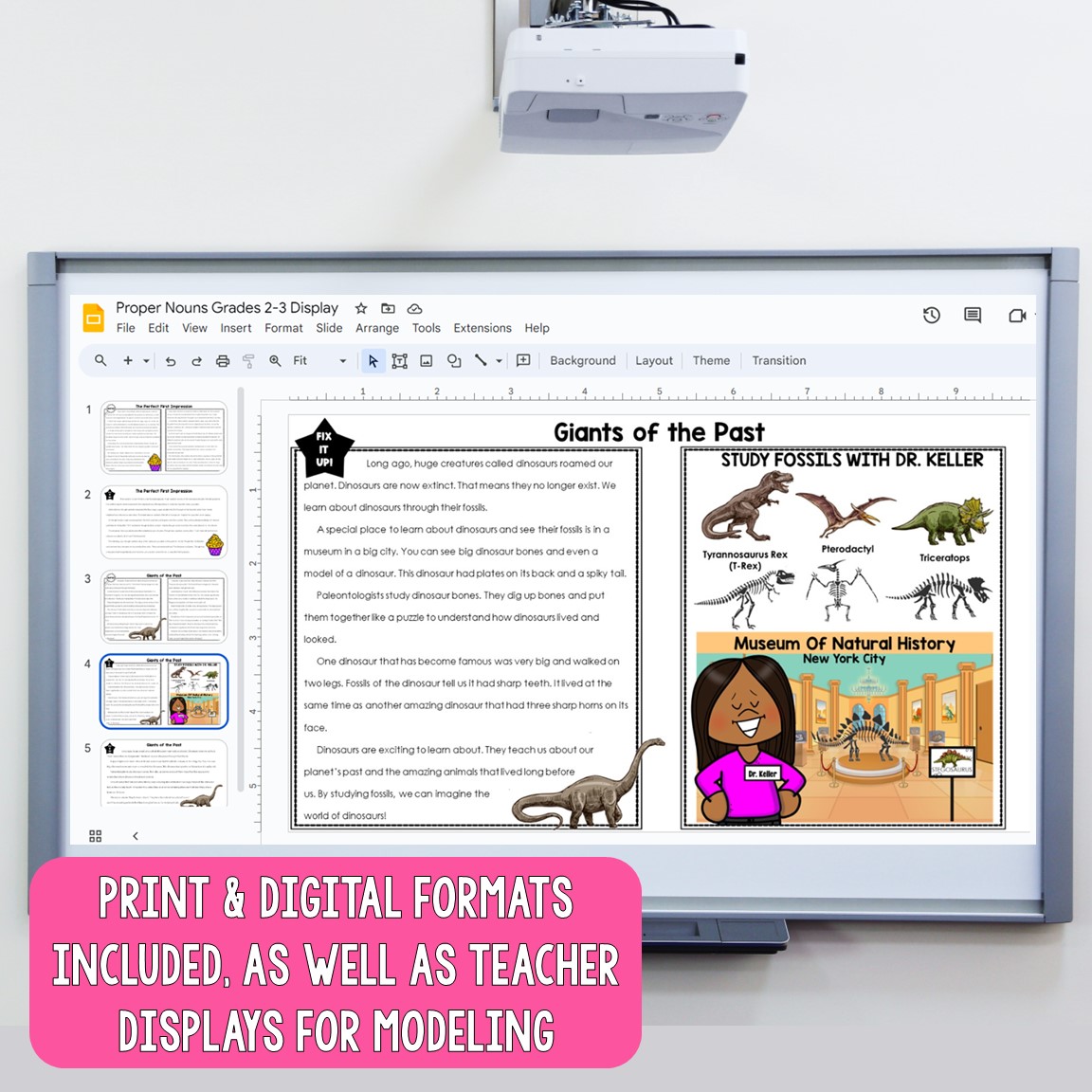 Proper Nouns- Grammar In Context Writing Lessons for 2nd / 3rd Grade ...