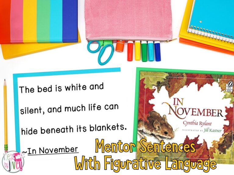 Weaving Mentor Sentences Into Writing: Figurative Language - Ideas by Jivey